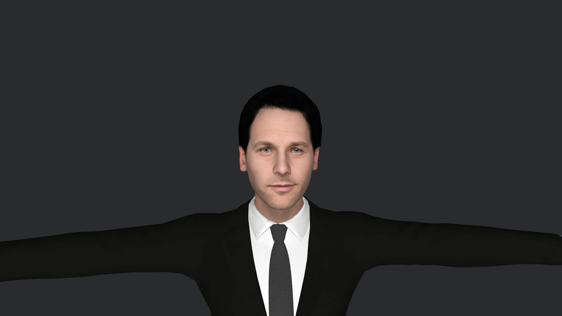 Paul Rudd Realistic Full Body Fully Rigged Character - 3D Model by meta ...