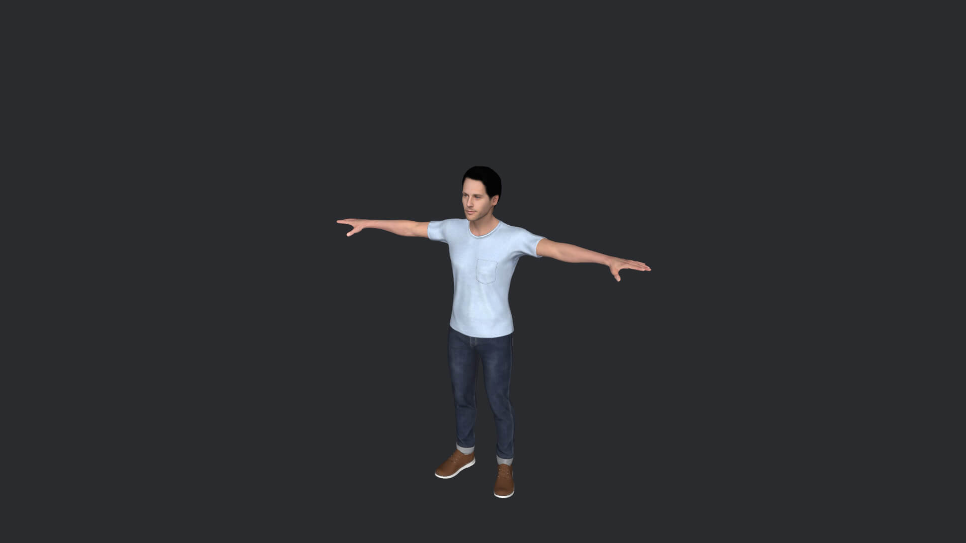 Paul Rudd Realistic Full Body Fully Rigged Character - 3D Model by meta ...