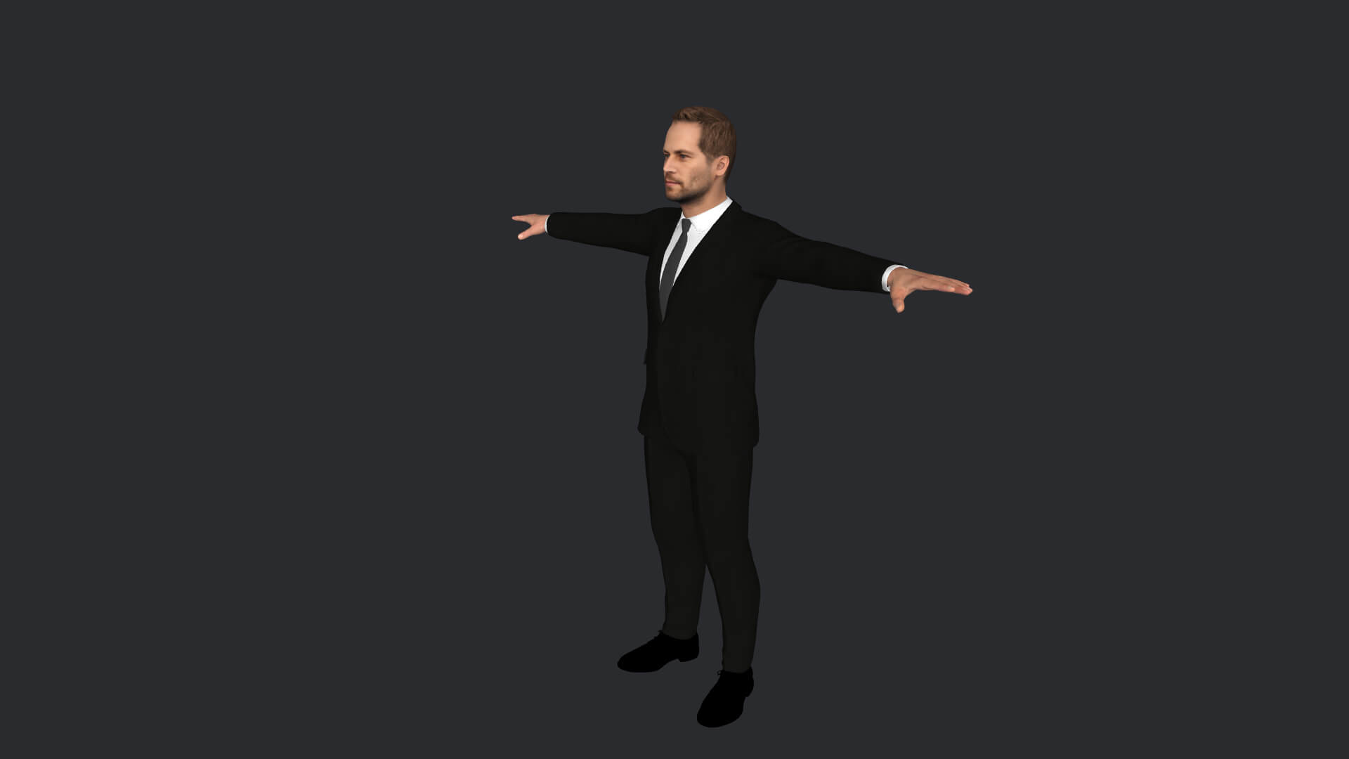 Paul Walker Hyper Realistic Full Body Rigged Character - 3D Model by ...