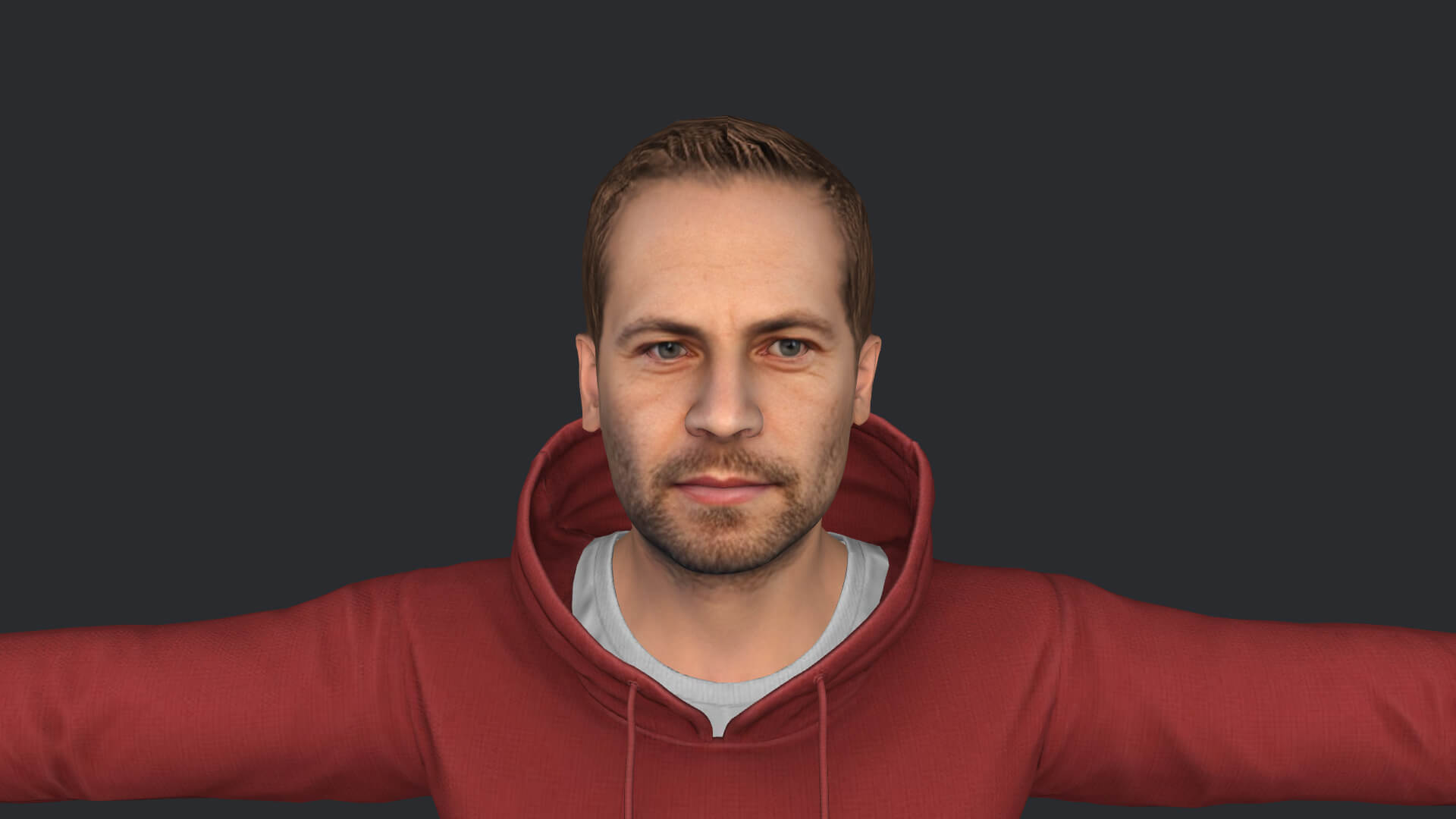 Paul Walker Hyper Realistic Full Body Rigged Character - 3D Model by ...