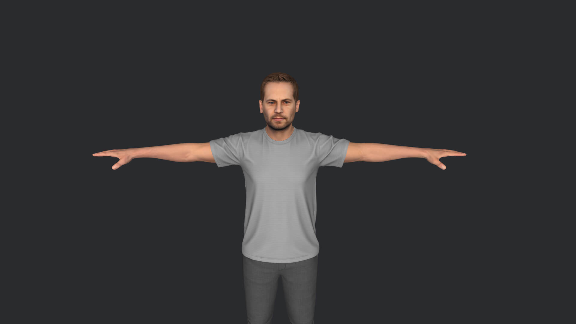 Paul Walker Hyper Realistic Full Body Rigged Character - 3D Model by ...