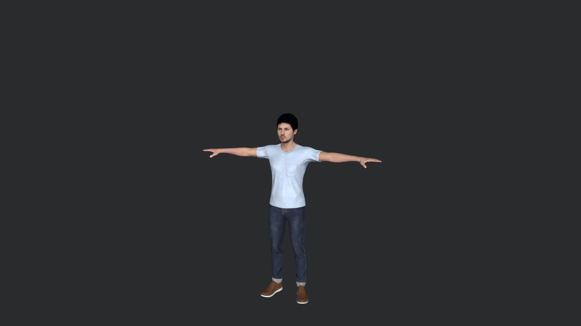 Pavel Durov Realistic Full Body Fully Rigged Character - 3D Model by ...