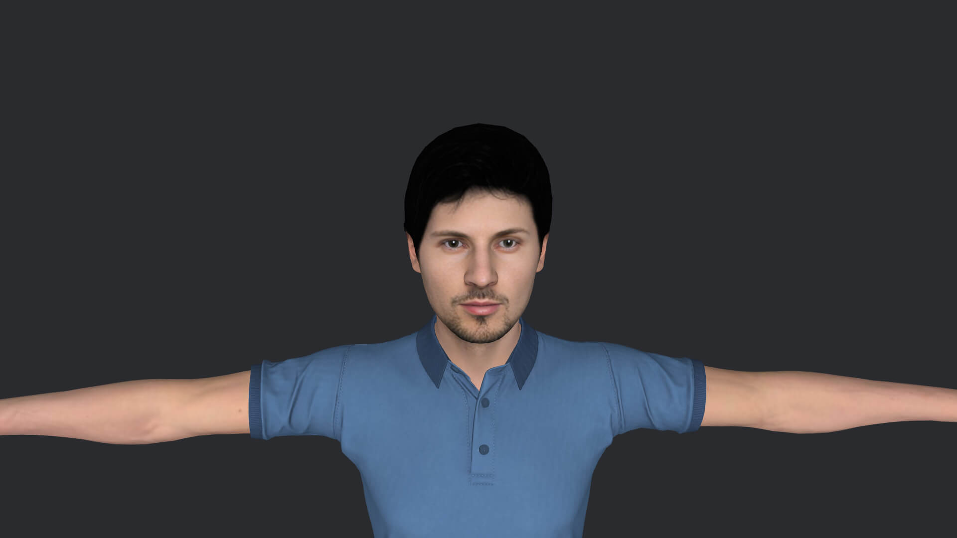 Pavel Durov Realistic Full Body Fully Rigged Character - 3D Model by ...
