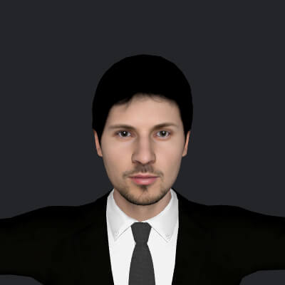 Pavel Durov Realistic Full Body Fully Rigged Character - 3D Model by ...