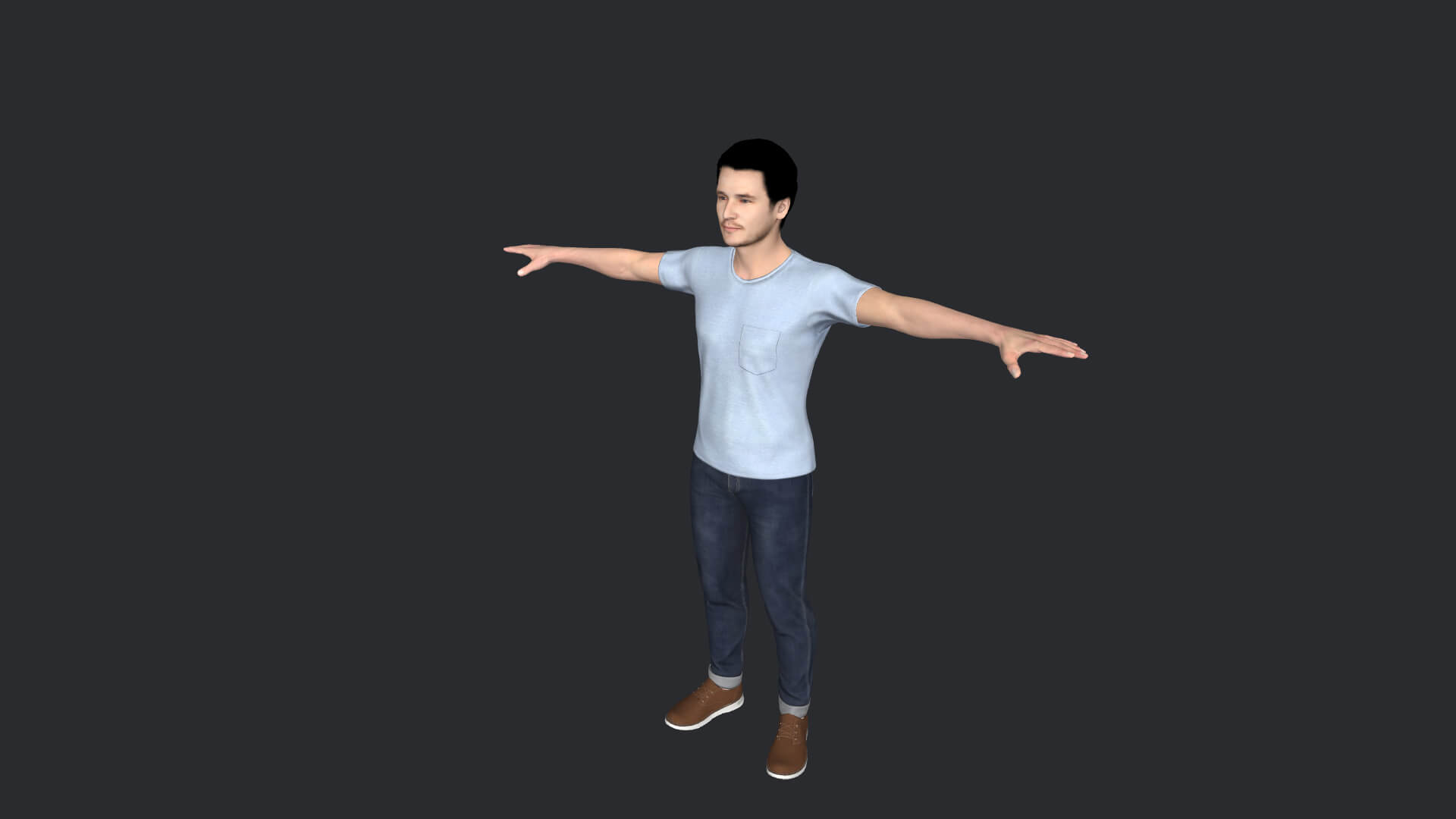 Pedro Pascal Hyper Realistic Full Body Rigged Character - 3D Model by ...