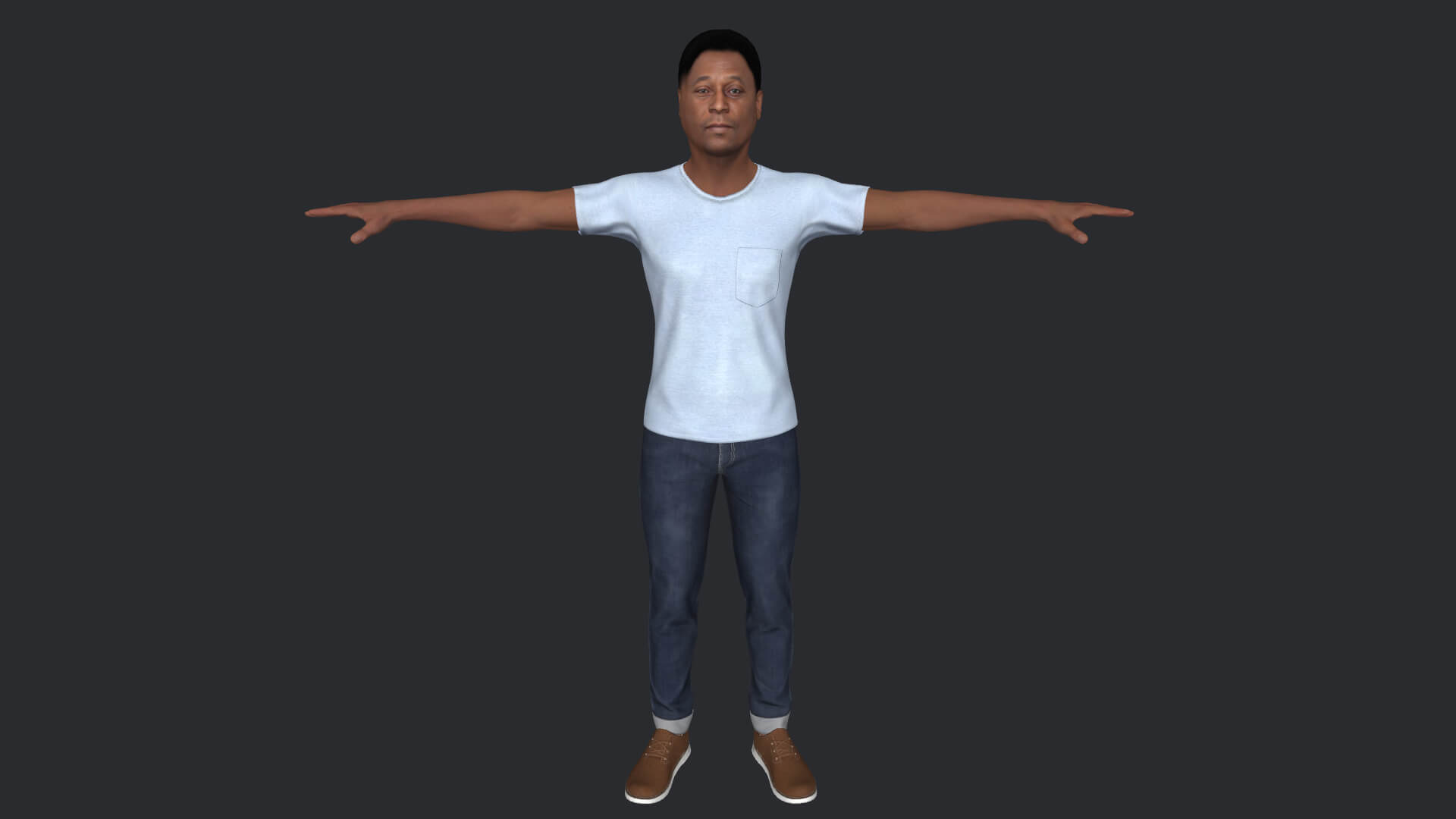 Pele Realistic Full Body Fully Rigged Character - 3D Model by meta avatars