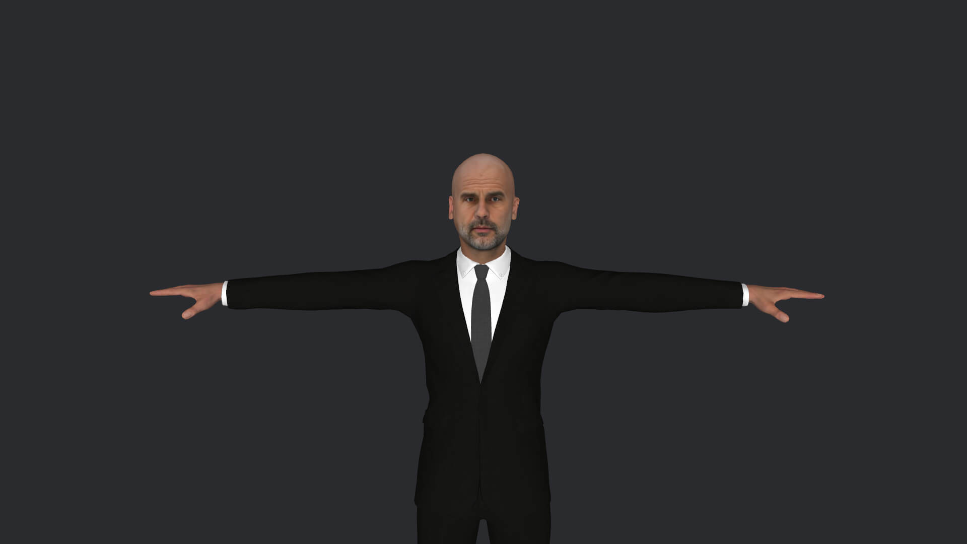 Pep Guardiola Realistic Full Body Fully Rigged Character - 3D Model by ...