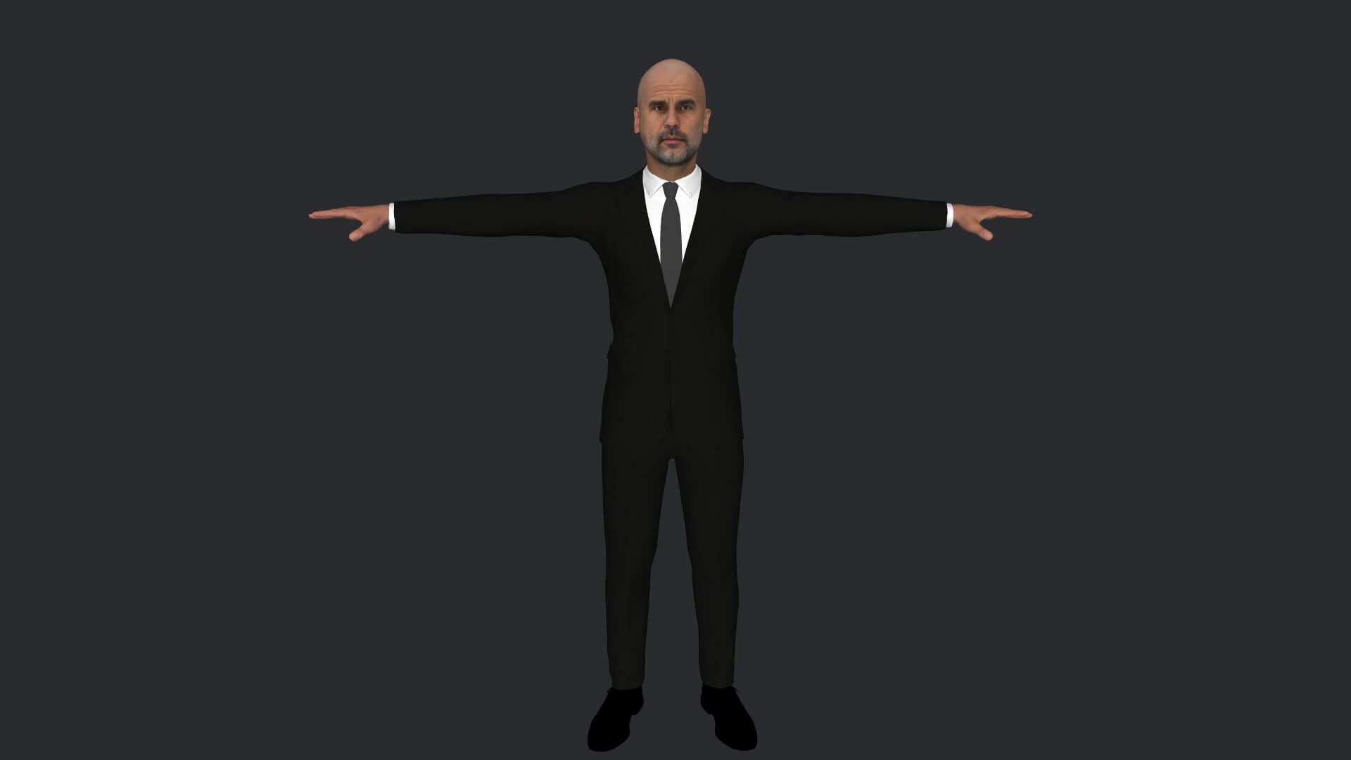 Pep Guardiola Realistic Full Body Fully Rigged Character - 3D Model by ...