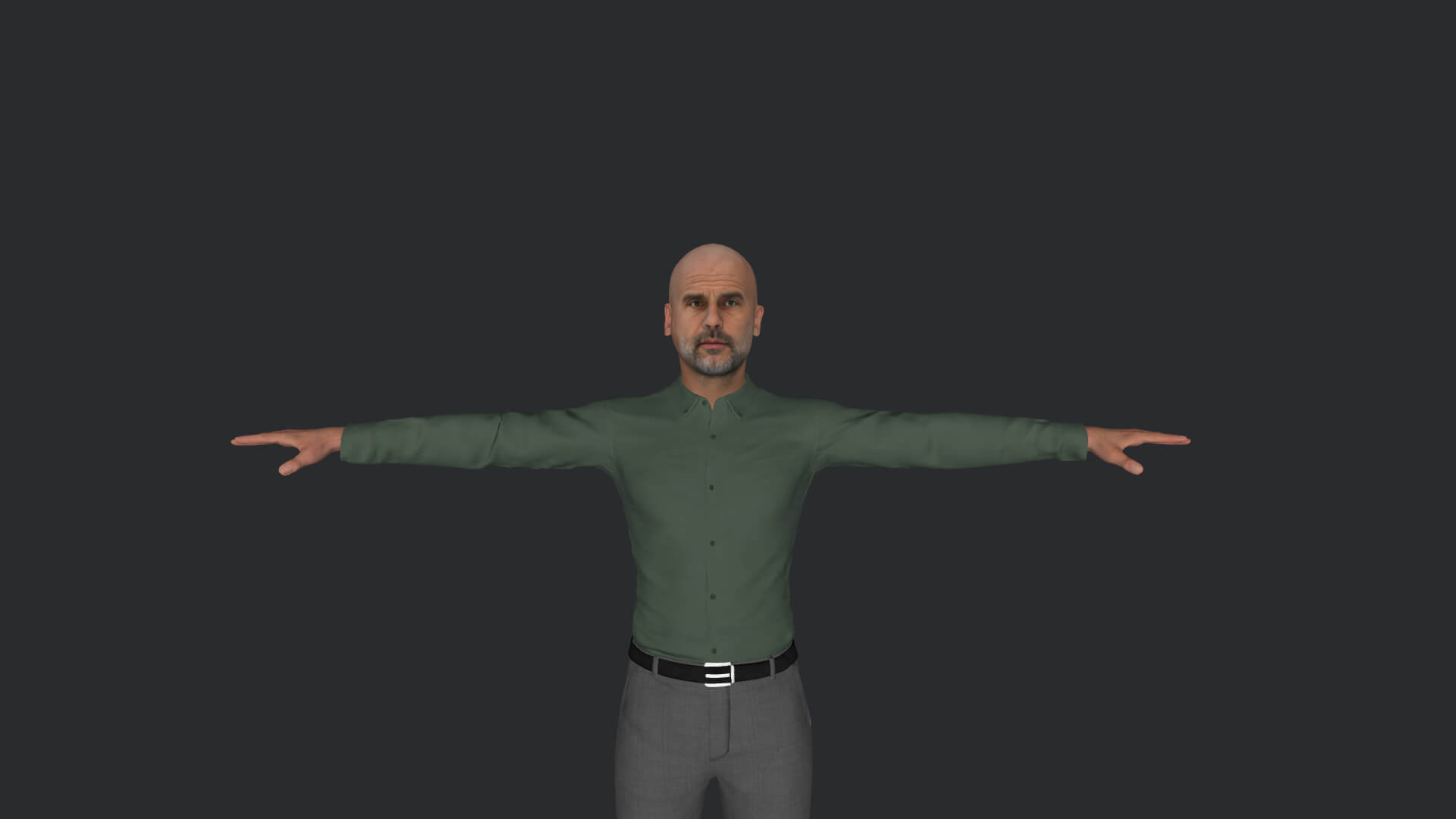 Pep Guardiola Realistic Full Body Fully Rigged Character - 3D Model by ...