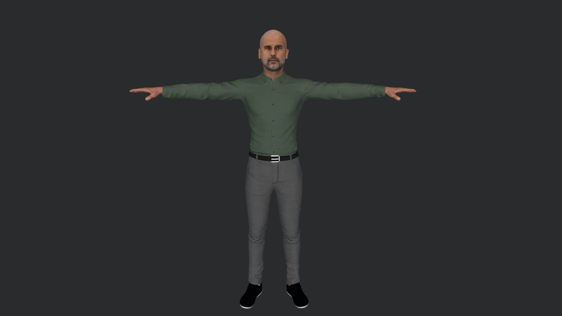 Pep Guardiola Realistic Full Body Fully Rigged Character - 3D Model by ...