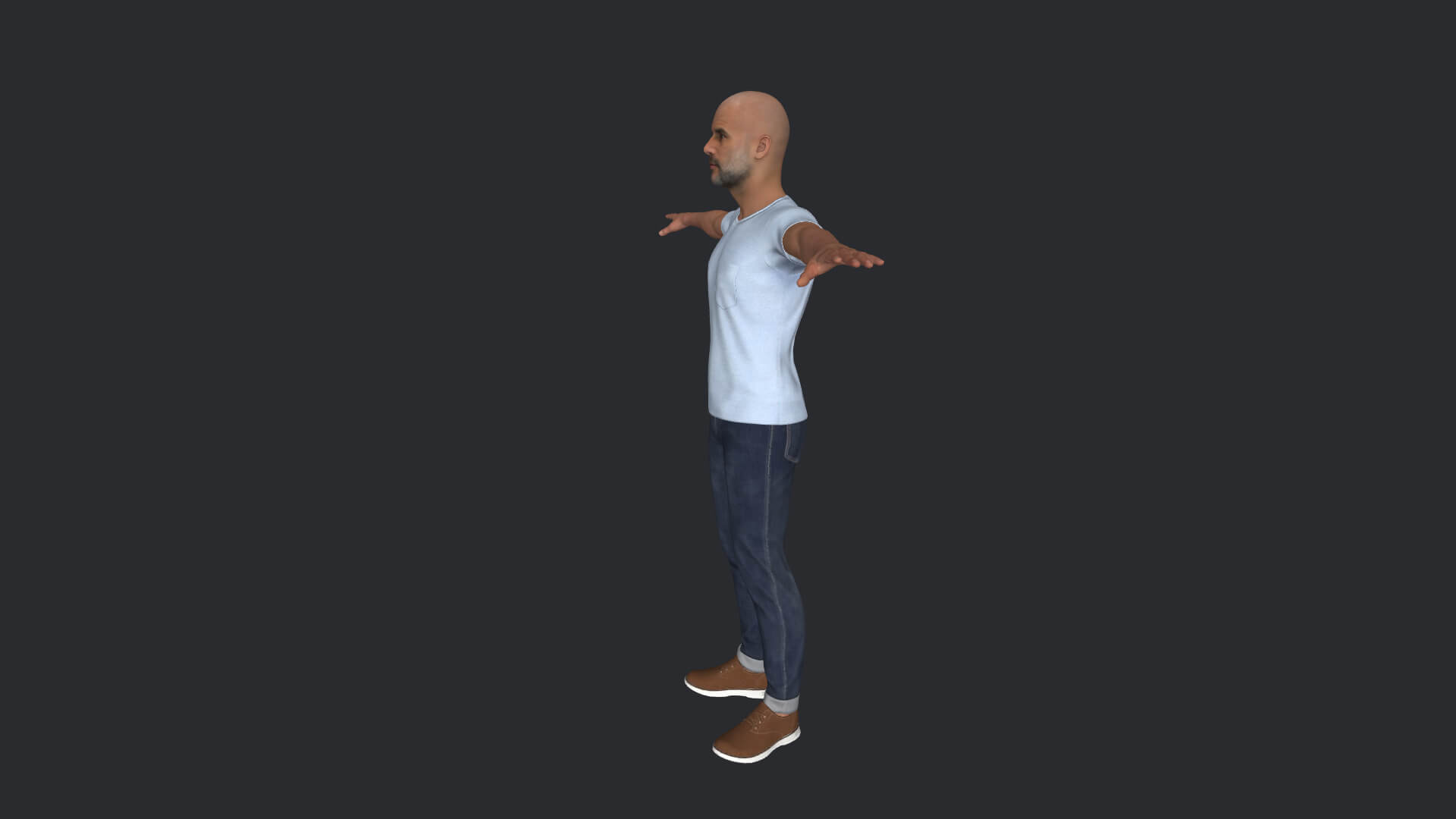 Pep Guardiola Realistic Full Body Fully Rigged Character - 3D Model by ...
