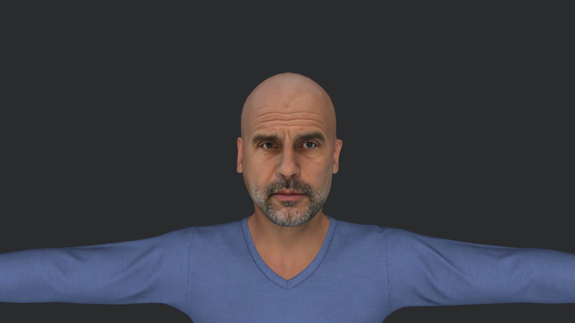Pep Guardiola Realistic Full Body Fully Rigged Character - 3D Model by ...