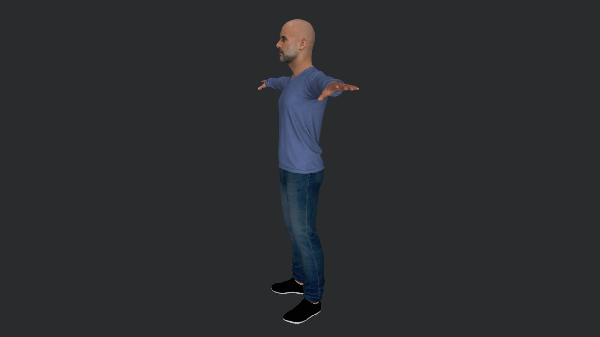 Pep Guardiola Realistic Full Body Fully Rigged Character - 3D Model by ...