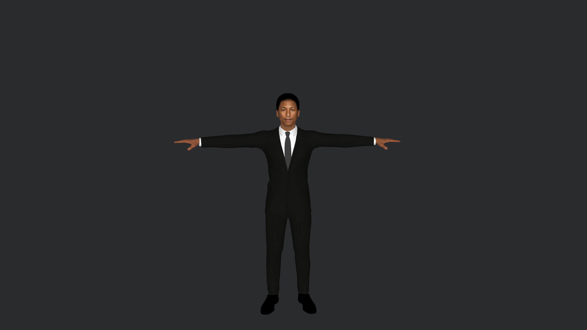 Pharrell Williams Realistic Full Body Fully Rigged Character - 3D Model ...