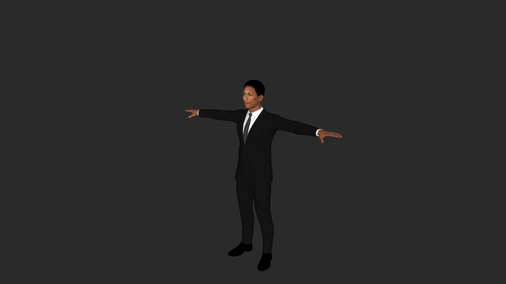 Pharrell Williams Realistic Full Body Fully Rigged Character - 3D Model ...