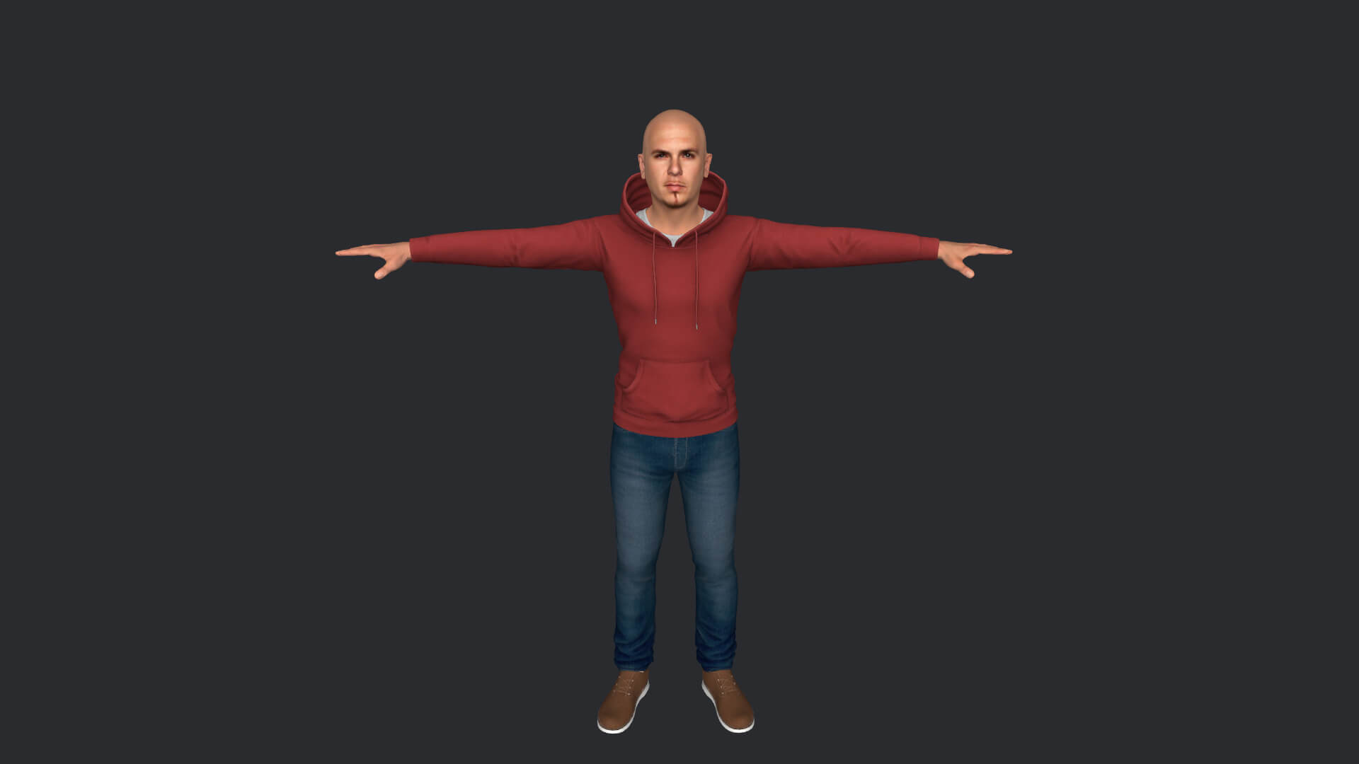 Pitbull Singer Realistic Full Body Fully Rigged Character - 3D Model by ...
