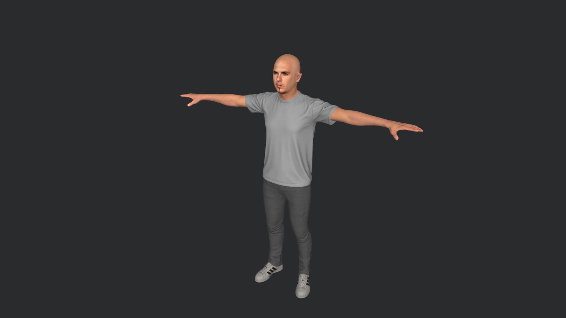 Pitbull Singer Realistic Full Body Fully Rigged Character - 3D Model by ...