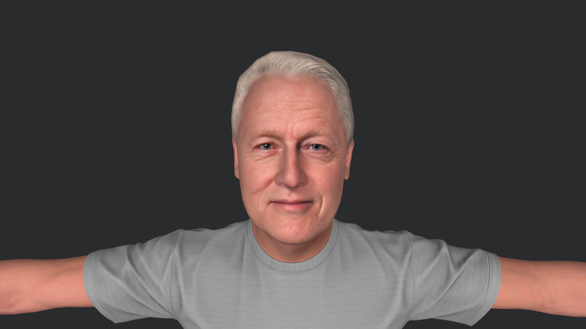 President Bill Clinton Realistic Fully Rigged Character - 3D Model by ...