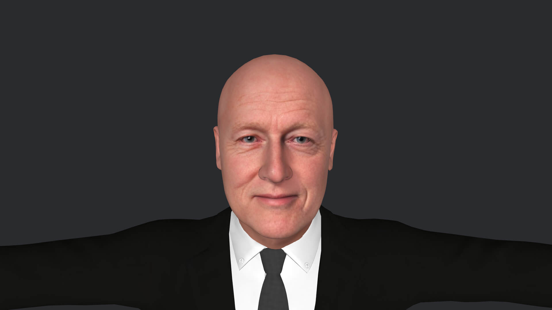 President Bill Clinton Realistic Fully Rigged Character - 3D Model by ...
