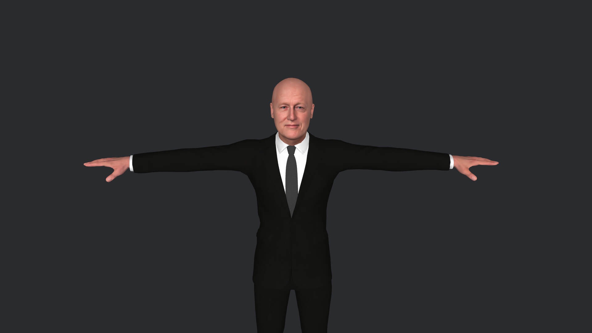 President Bill Clinton Realistic Fully Rigged Character - 3D Model by ...