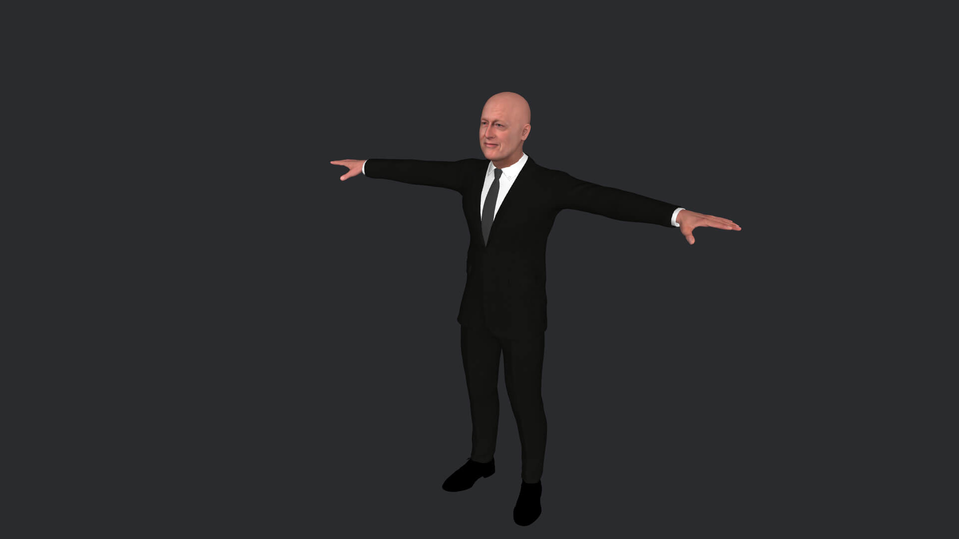 President Bill Clinton Realistic Fully Rigged Character - 3D Model by ...