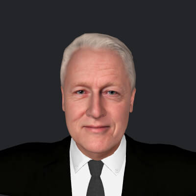 President Bill Clinton Realistic Fully Rigged Character - 3D Model by ...
