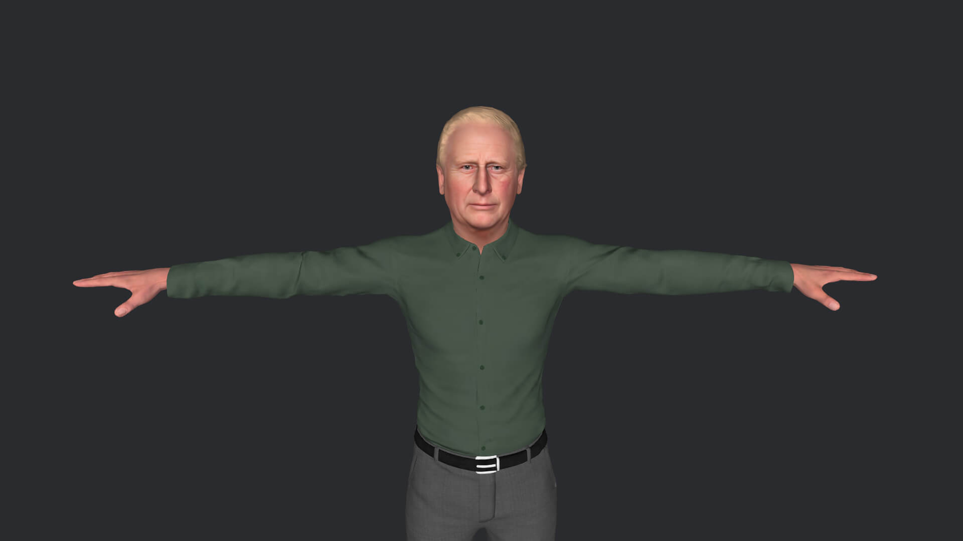 Prince Charles Realistic Full Body Fully Rigged Character - 3D Model by ...
