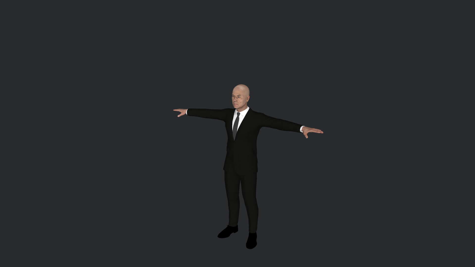 Professor X Charles Xavier Realistic Fully Rigged Character - 3D Model ...