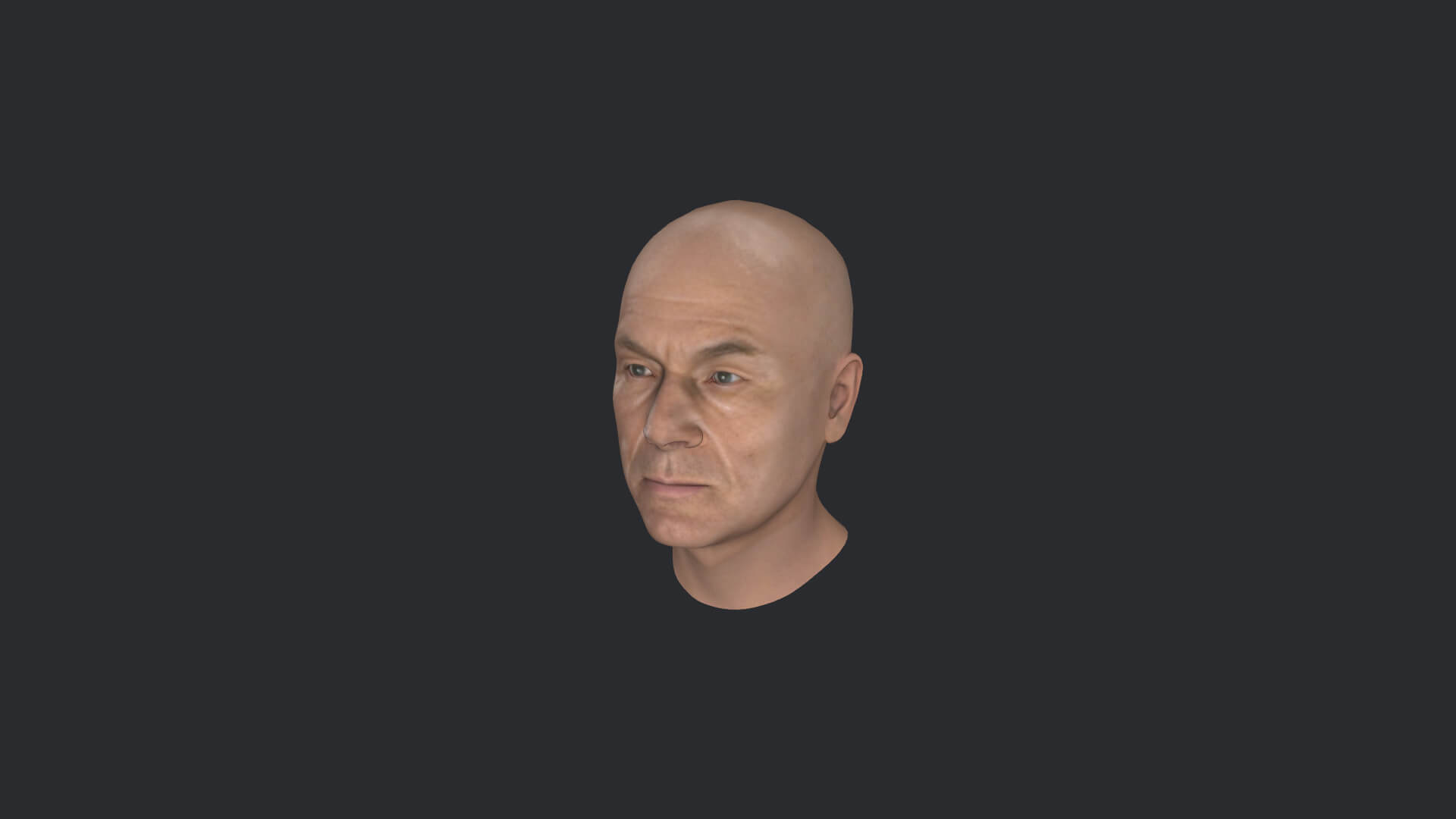 Professor X Charles Xavier Realistic Fully Rigged Character - 3D Model ...