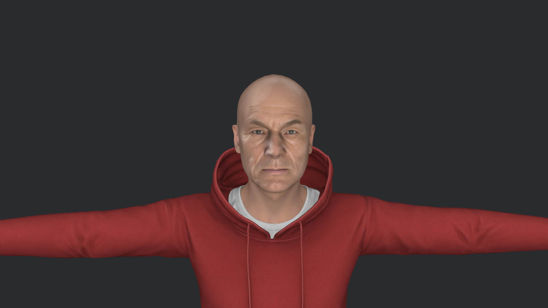 Professor X Charles Xavier Realistic Fully Rigged Character - 3D Model ...