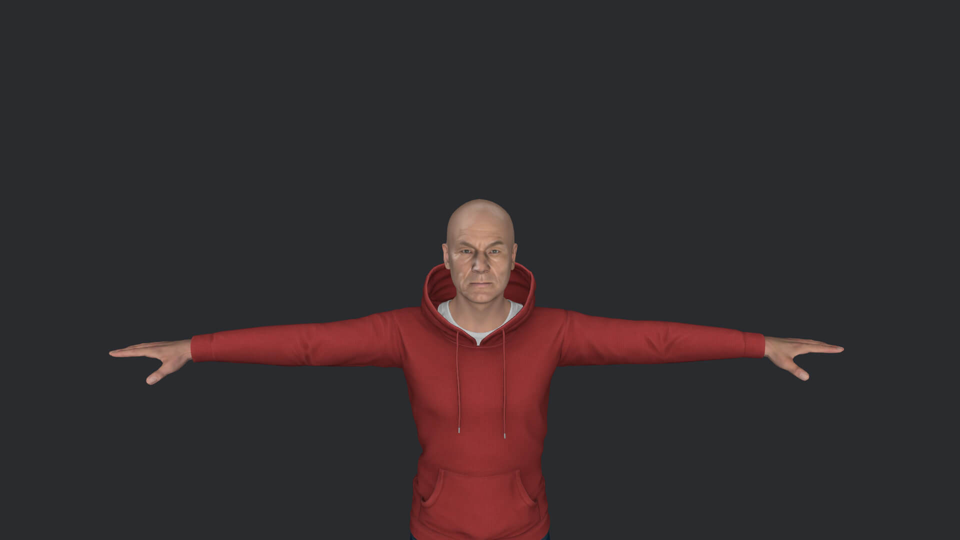 Professor X Charles Xavier Realistic Fully Rigged Character - 3D Model ...