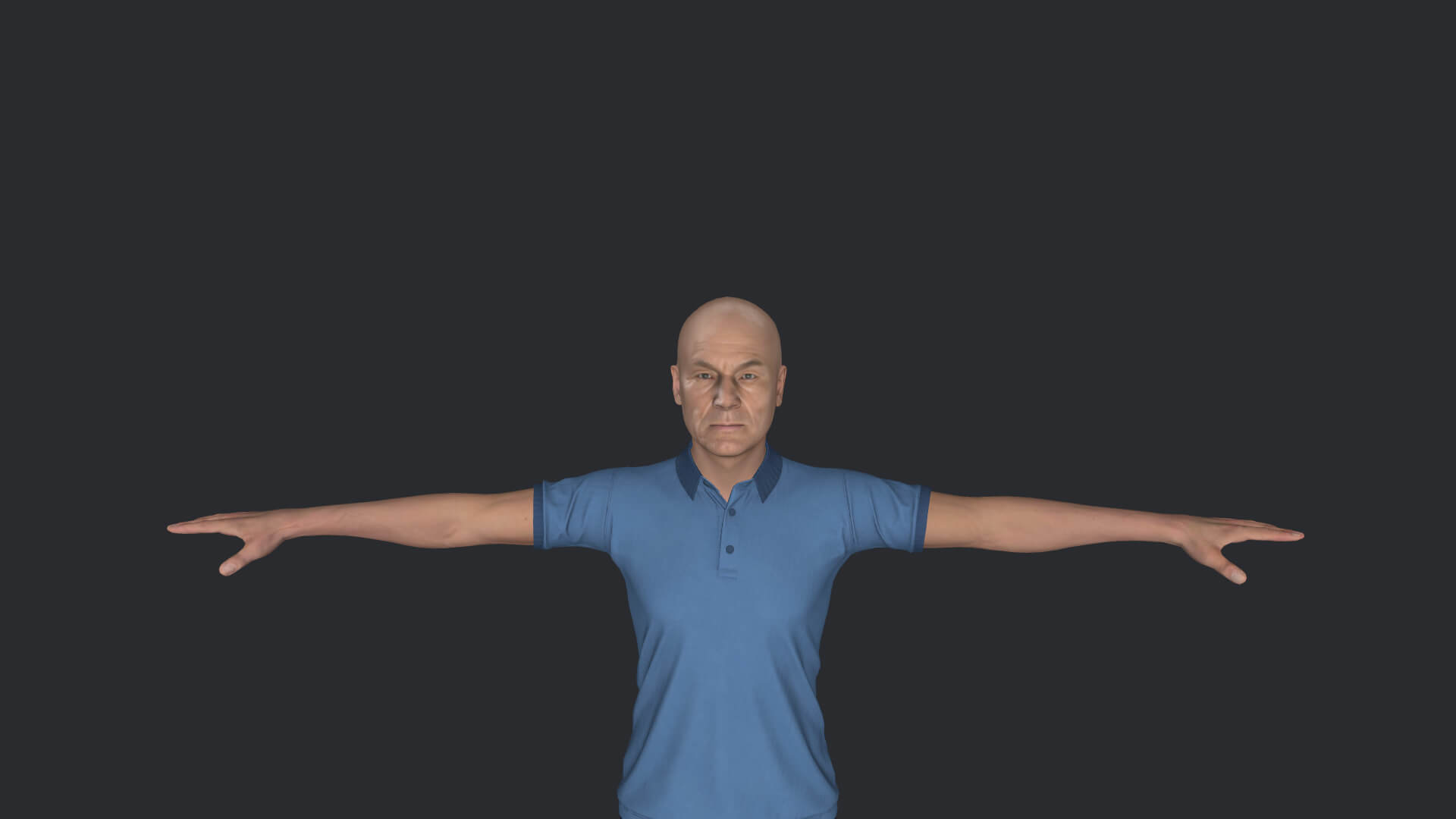 Professor X Charles Xavier Realistic Fully Rigged Character - 3D Model ...