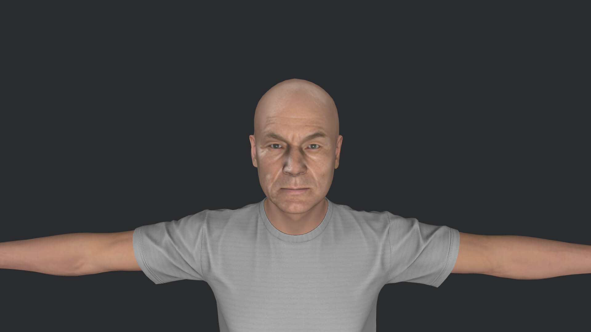 Professor X Charles Xavier Realistic Fully Rigged Character - 3D Model ...
