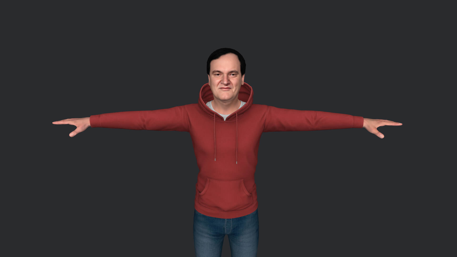 Quentin Tarantino Realistic Full Body Fully Rigged Character - 3D Model ...
