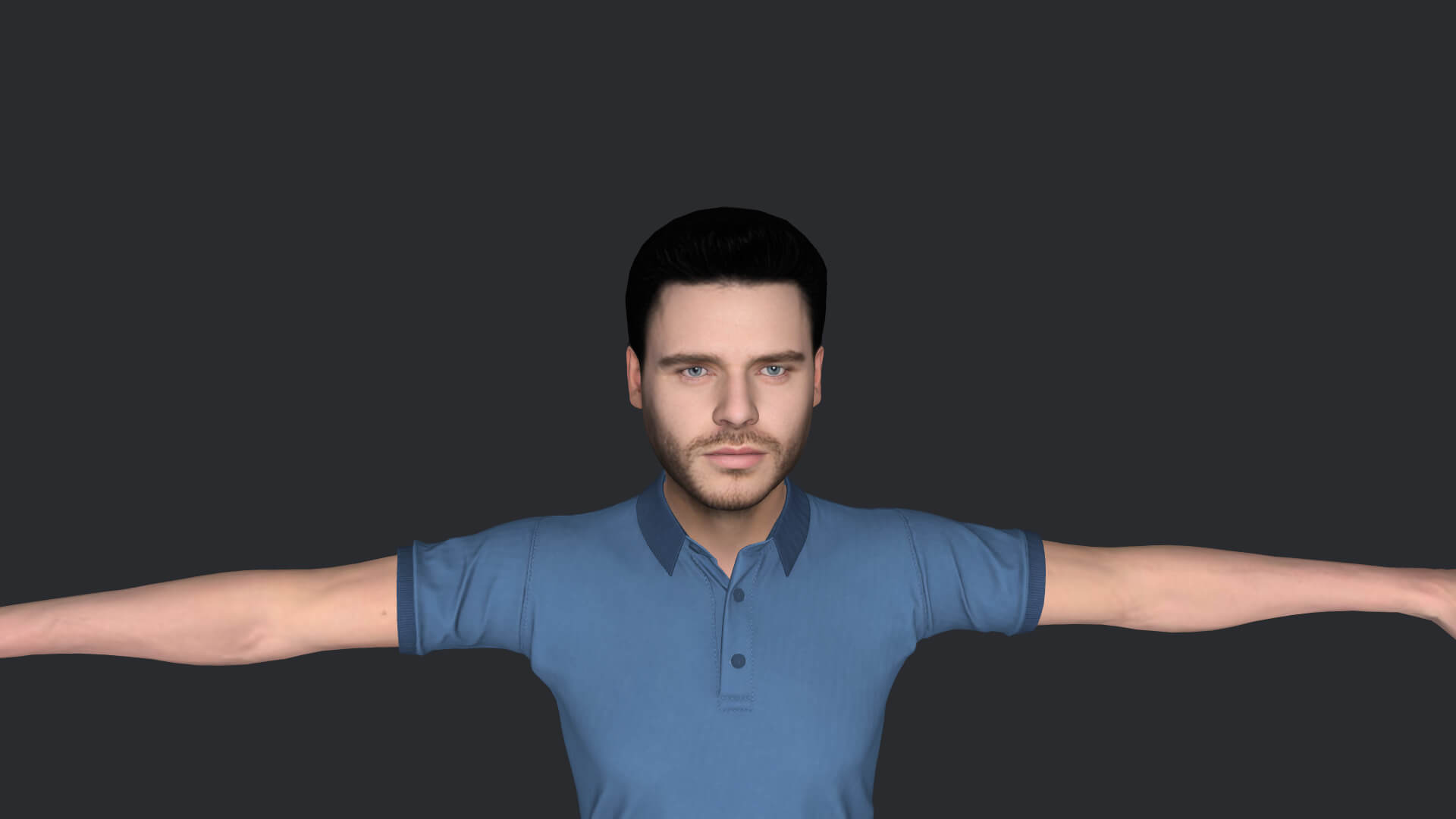 Richard Madden Realistic Full Body Fully Rigged Character - 3D Model by ...