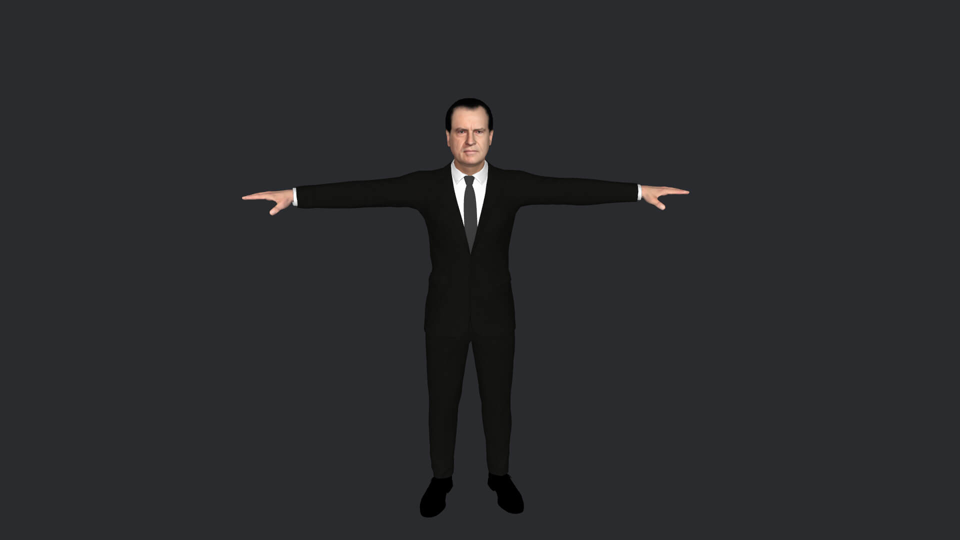 Richard Nixon Realistic Full Body Fully Rigged Character - 3D Model by ...