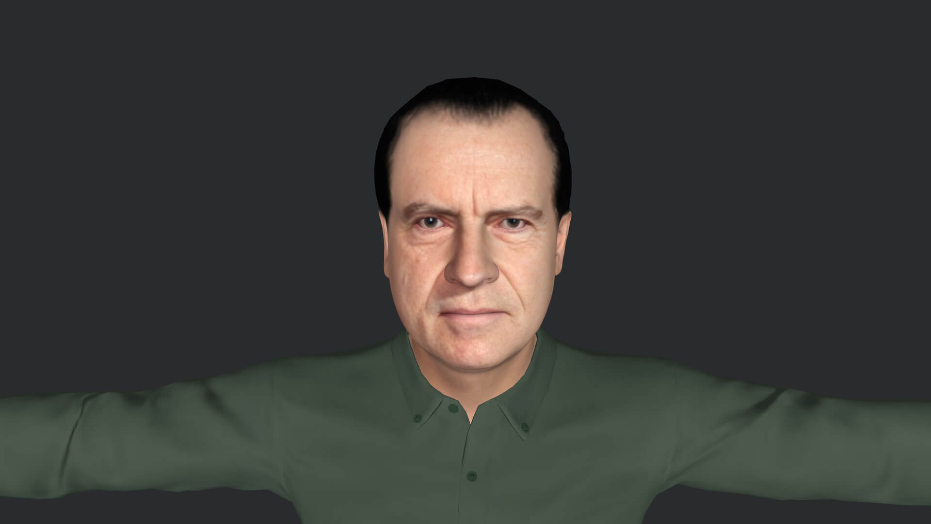 Richard Nixon Realistic Full Body Fully Rigged Character - 3D Model by ...