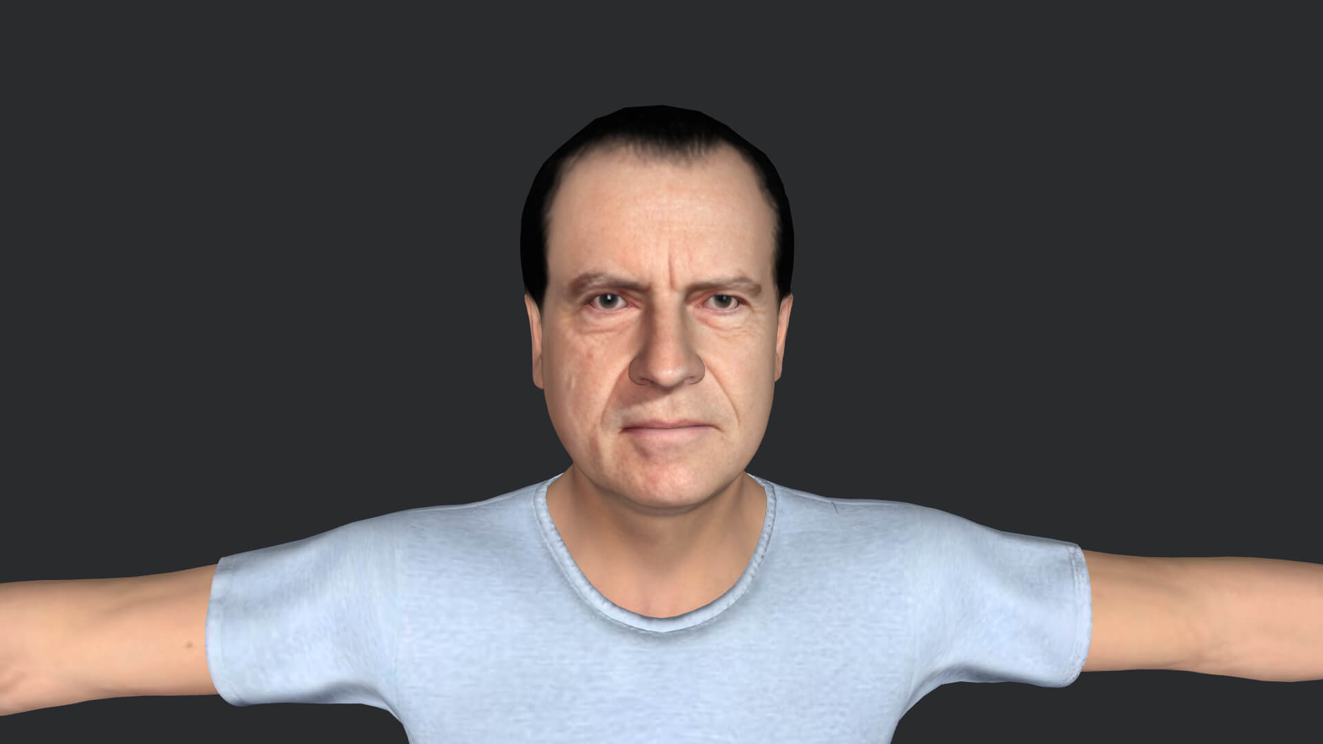 Richard Nixon Realistic Full Body Fully Rigged Character - 3D Model by ...
