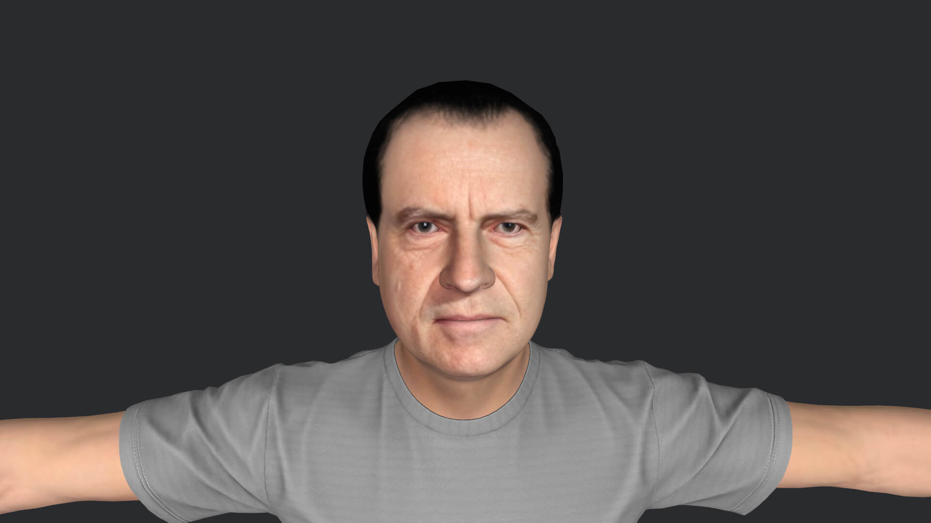 Richard Nixon Realistic Full Body Fully Rigged Character - 3D Model by ...