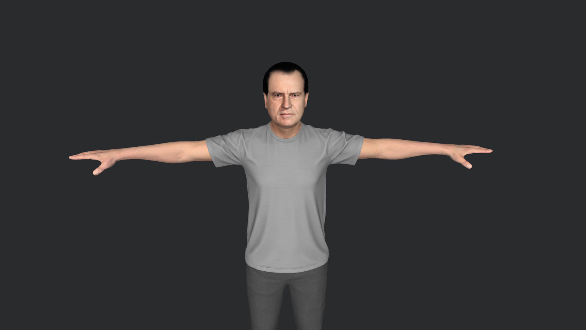 Richard Nixon Realistic Full Body Fully Rigged Character - 3D Model by ...