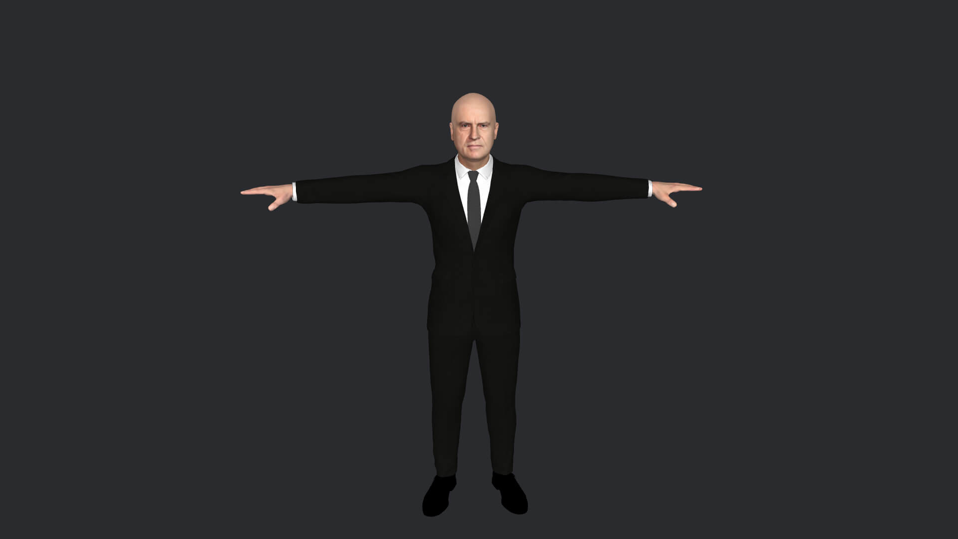 Richard Nixon Realistic Full Body Fully Rigged Character - 3D Model by ...