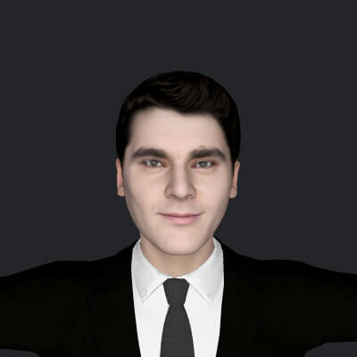 Rj Mitte Realistic Full Body Fully Rigged Character - 3D Model by meta ...