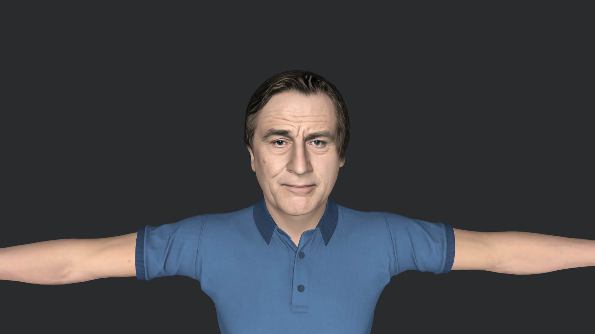Robert De Niro Realistic Fully Rigged Character - 3D Model by meta avatars