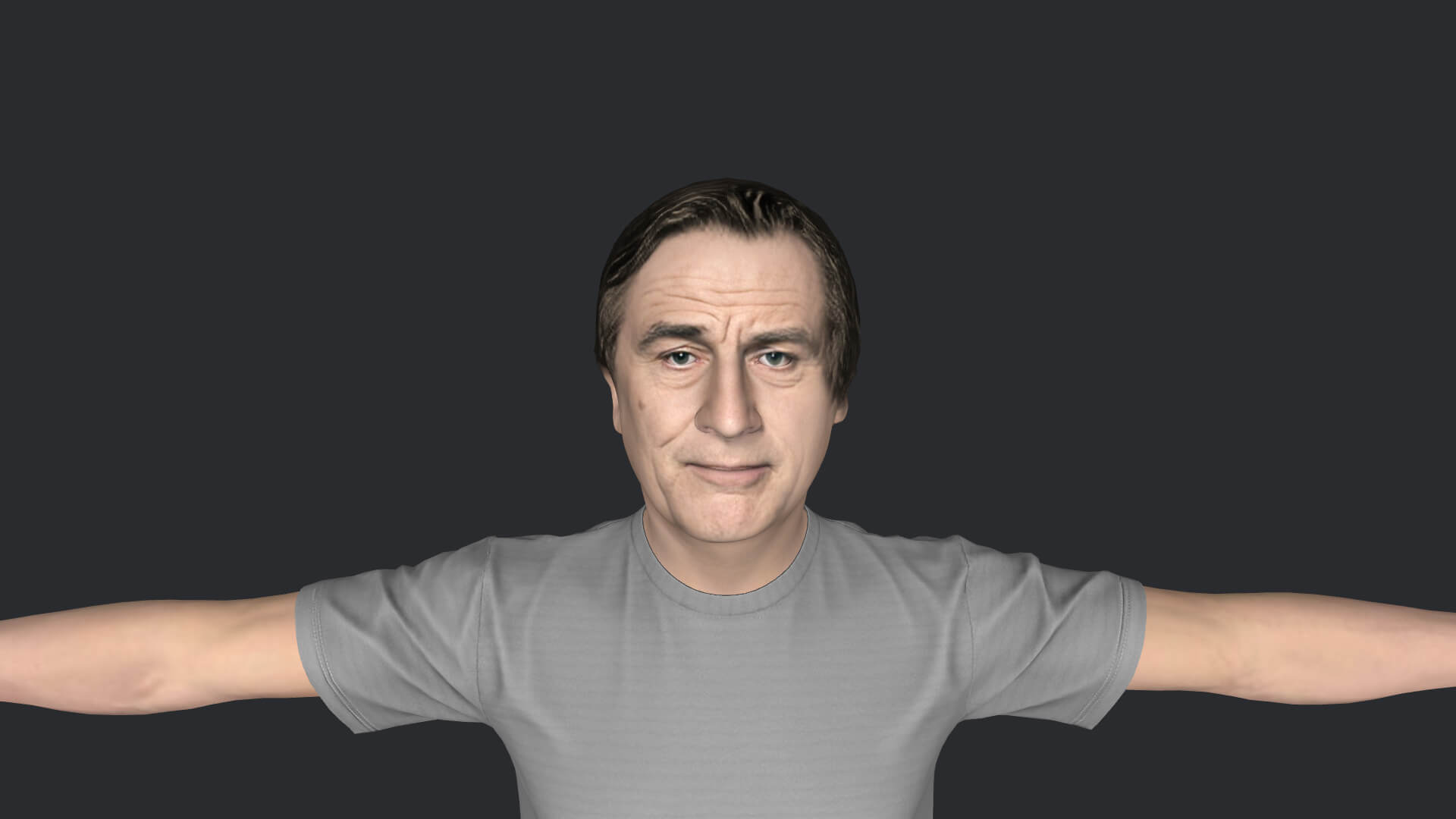 Robert De Niro Realistic Fully Rigged Character - 3D Model by meta avatars