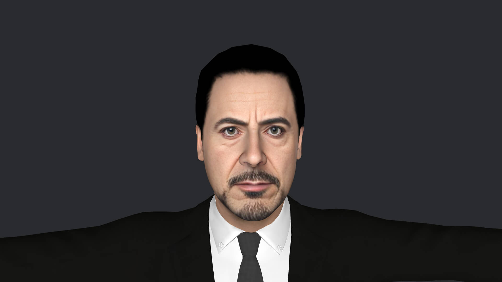 Robert Downey Jr Realistic Full Body Fully Rigged Character - 3D Model ...