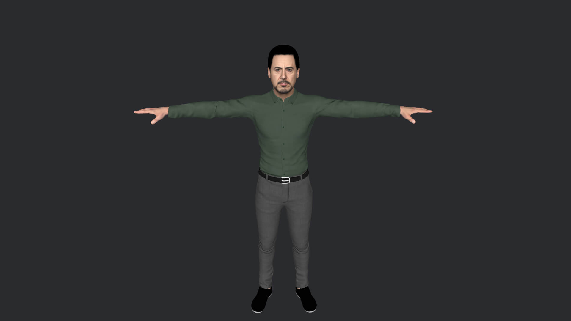 Robert Downey Jr Realistic Full Body Fully Rigged Character - 3D Model ...