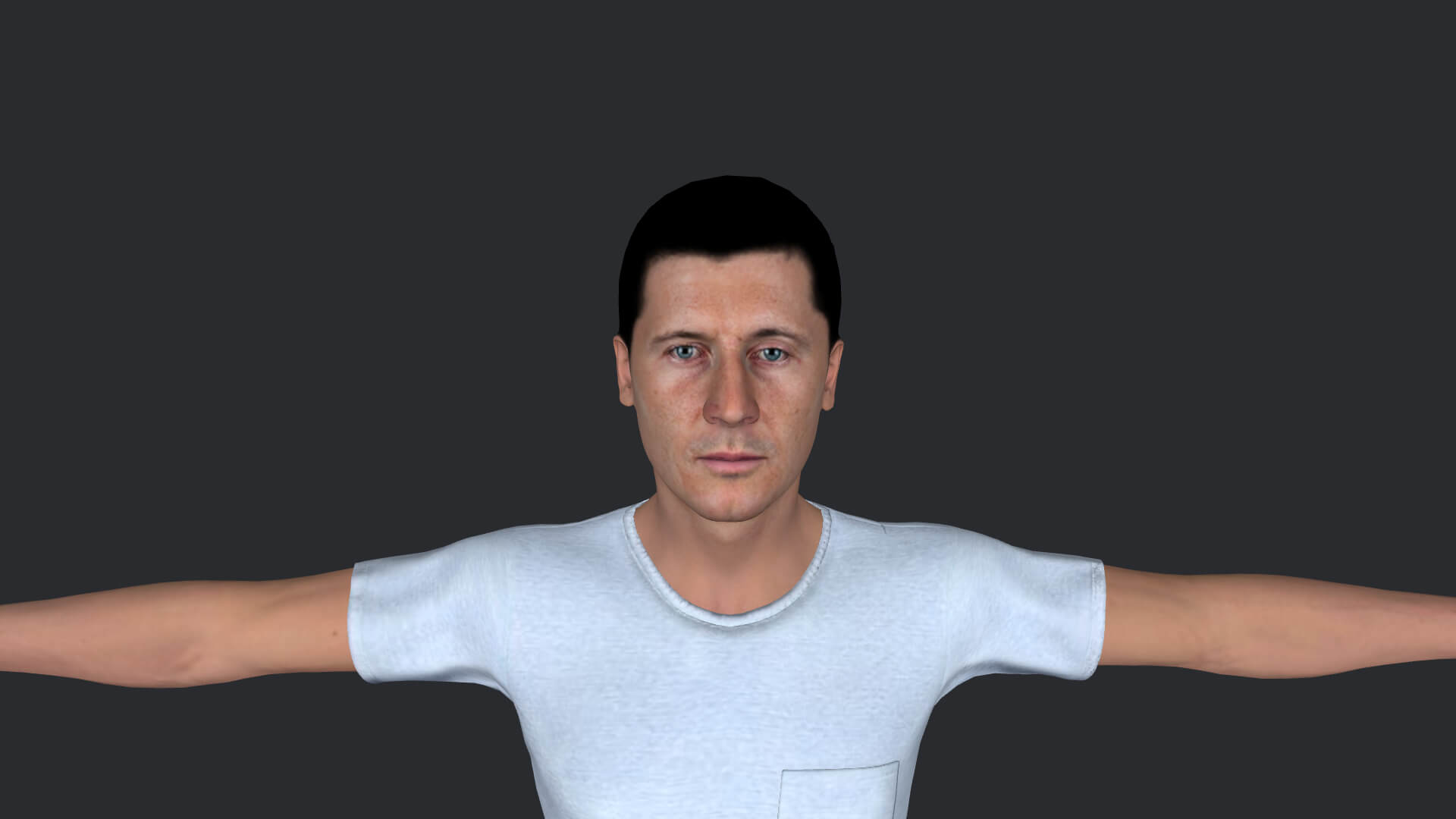 Robert Lewandowski Realistic Fully Rigged Character - 3D Model by meta ...