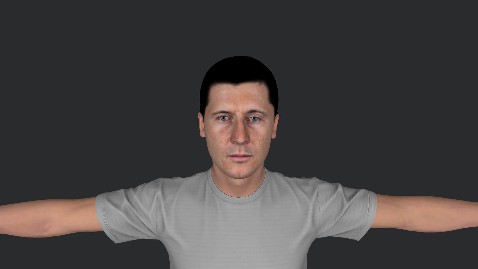 Robert Lewandowski Realistic Fully Rigged Character - 3D Model by meta ...