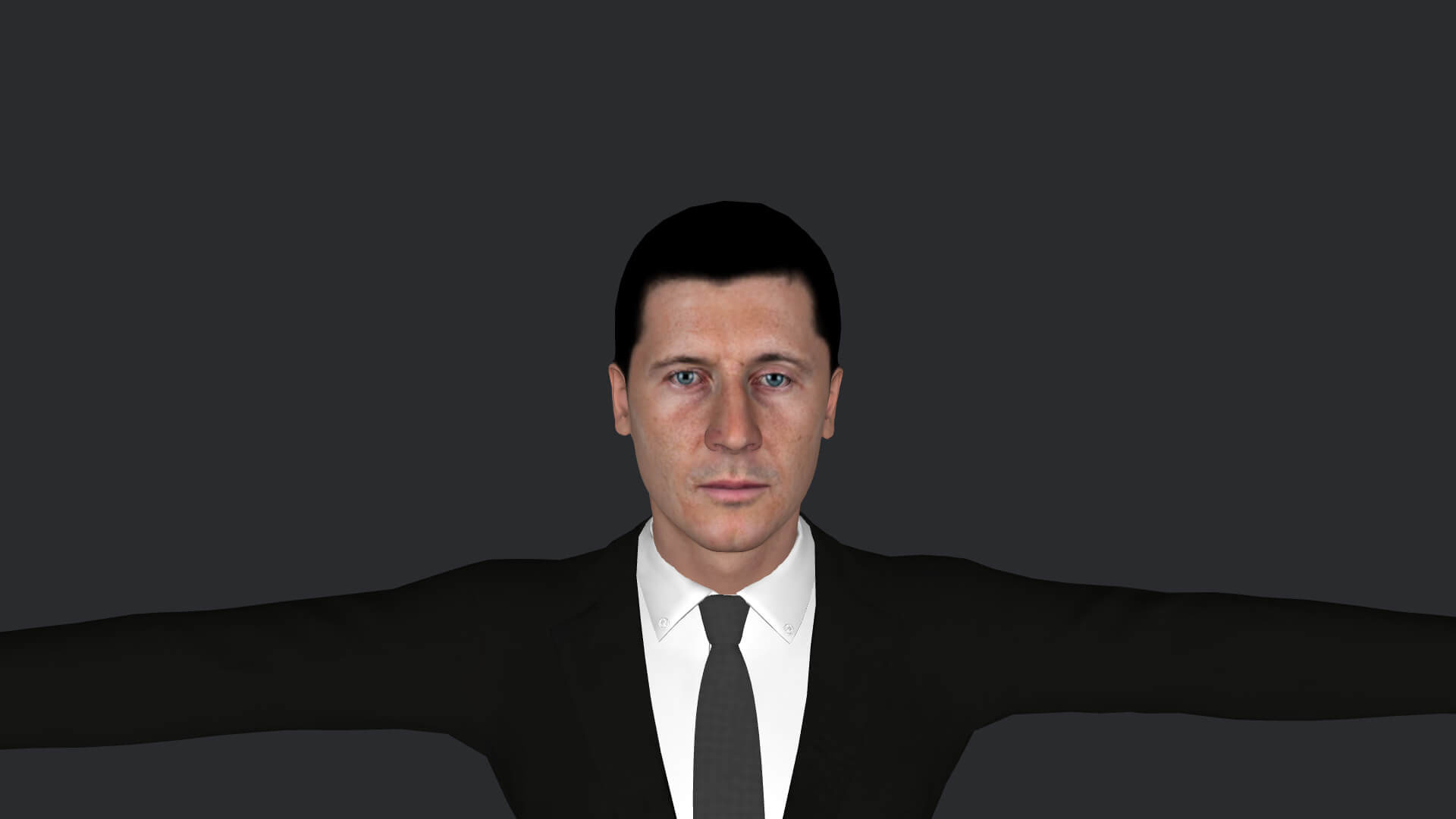 Robert Lewandowski Realistic Fully Rigged Character - 3D Model by meta ...
