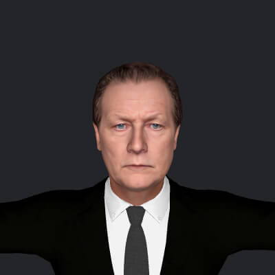 Robert Patrick Realistic Full Body Fully Rigged Character - 3D Model by ...